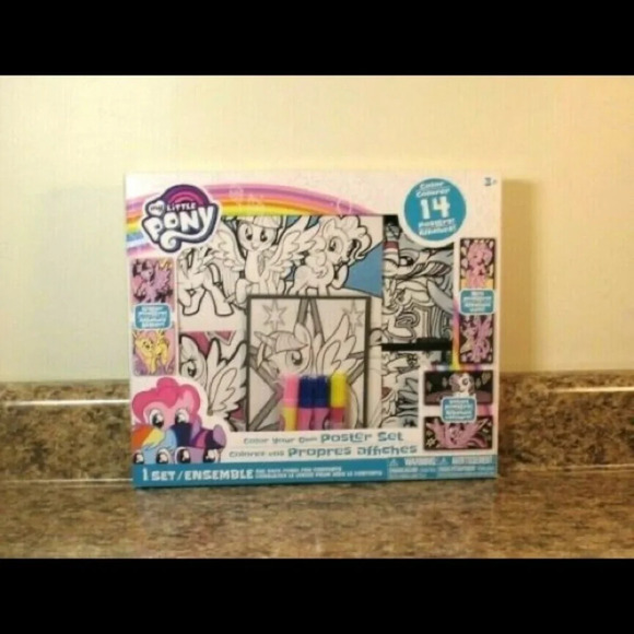 My Little Pony | Toys | My Little Pony Color Your Own Poster Set | Poshmark